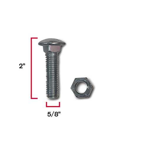 Cutting Edge Bolts | 5/8" x 2" Sets | Hydraulic Warehouse – mrsnowplow